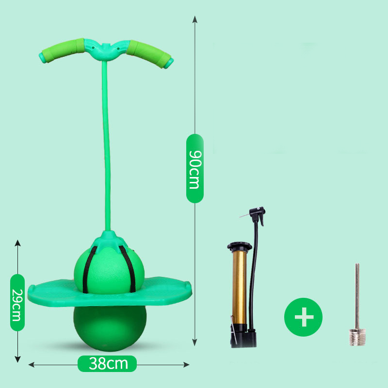 Children indoor and outdoor Exercise sports Jumping bouncing ball with ...