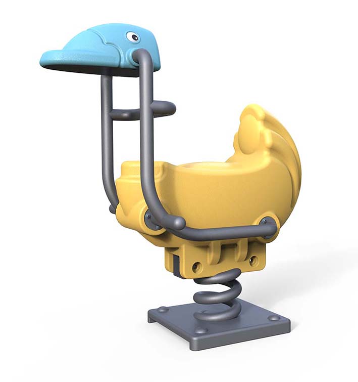 New plastic spring rocking horse - Zhejiang Monle Toys Co.,Ltd