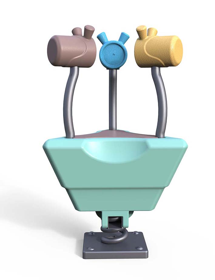 2023 Strange Plastic Spring Rocking Horse - Zhejiang Monle Toys Co.,Ltd